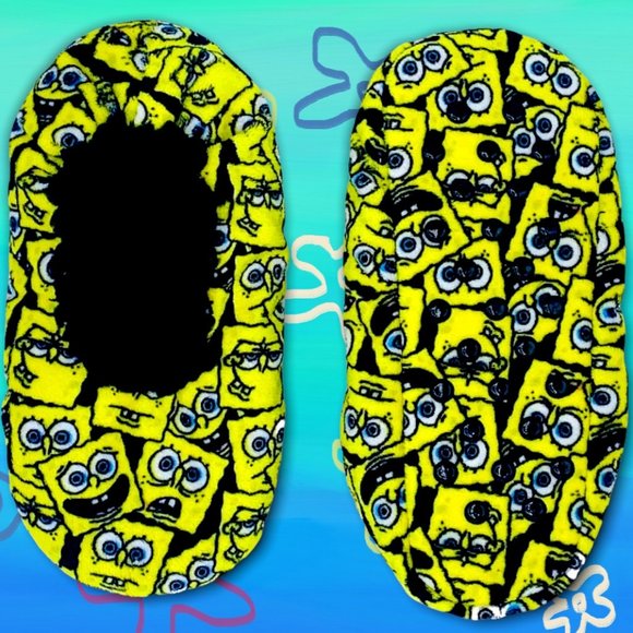 Nickelodeon | Shoes | Spongebob Squarepants Boys Fuzzy Babba Non Slip ...